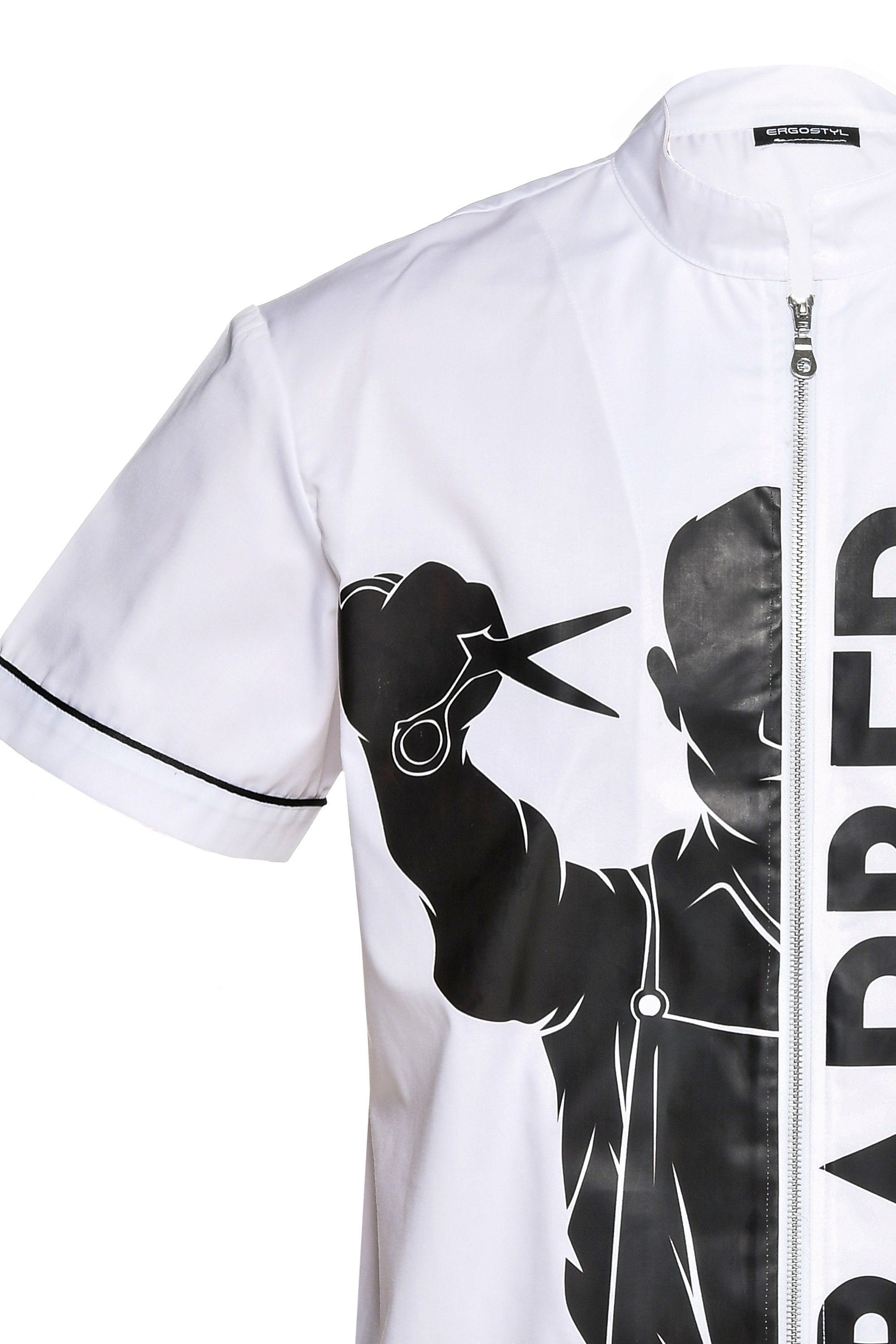 The Barber ,white Barber Smock by ERGOSTYL - Etsy