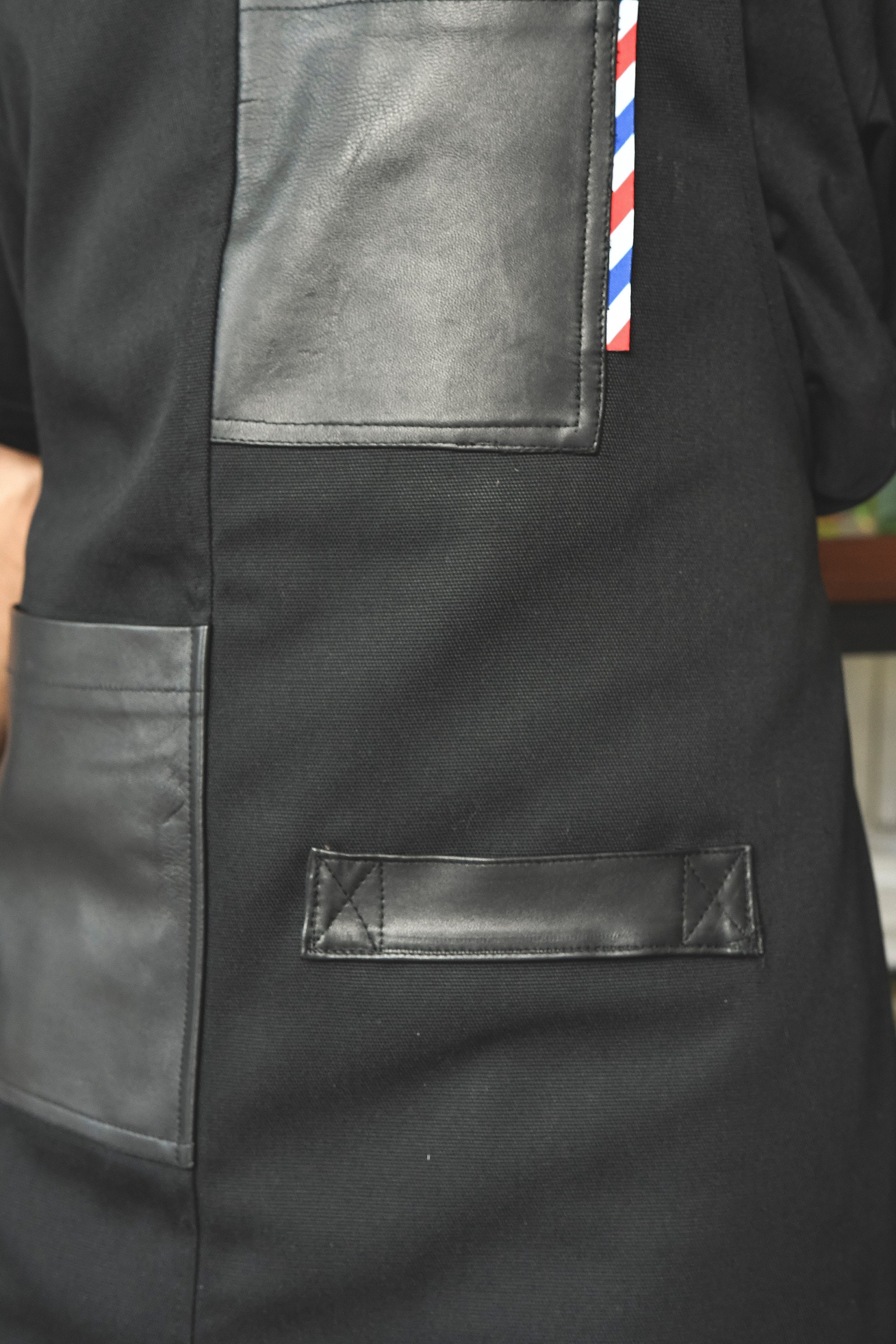Barber Apron Canvas/leather by Ergostyl - Etsy