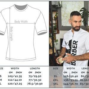 The Barber ,white Barber Smock by ERGOSTYL - Etsy