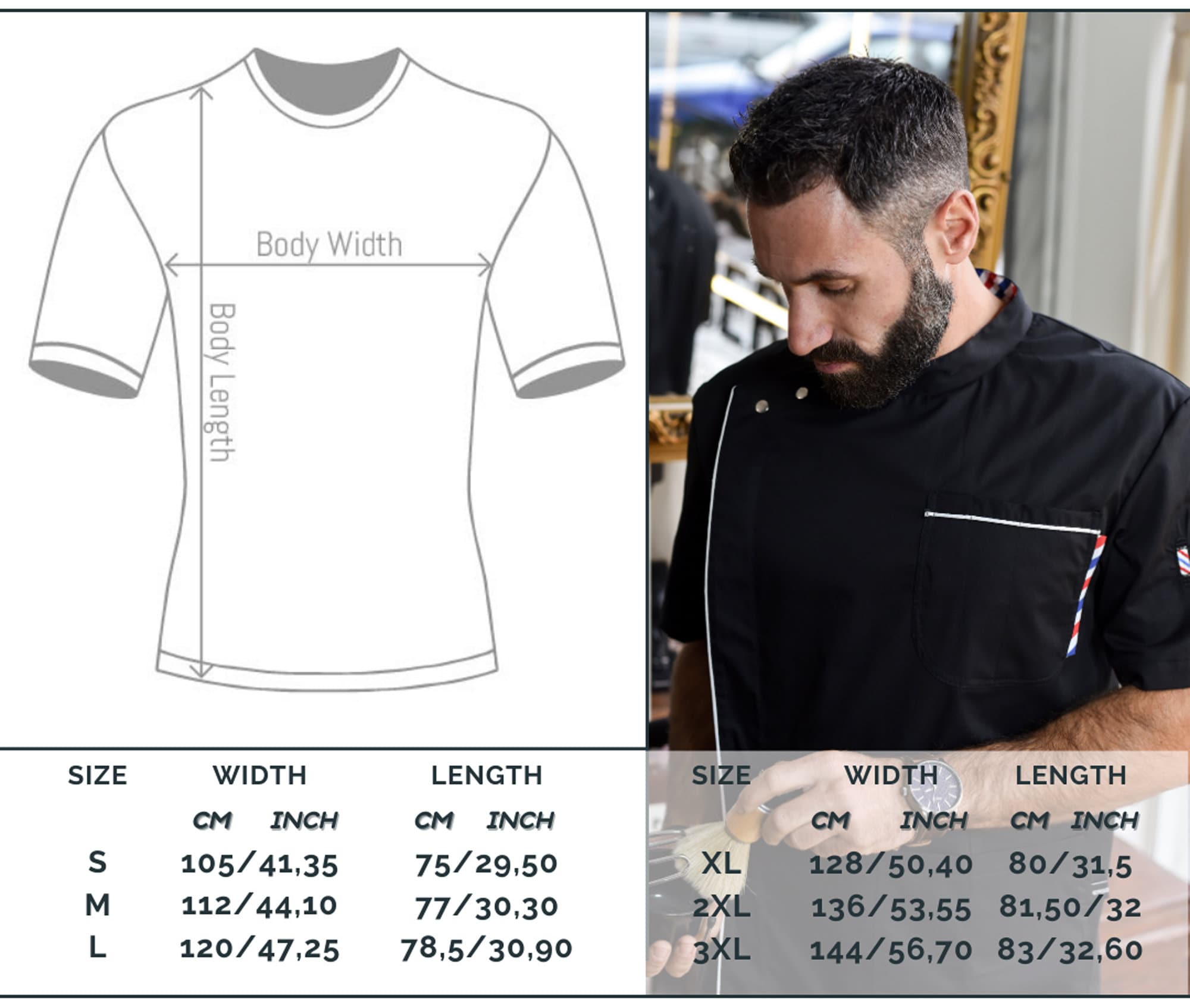 Oldschool Barber Smock Beige by Ergostyl - Etsy Canada