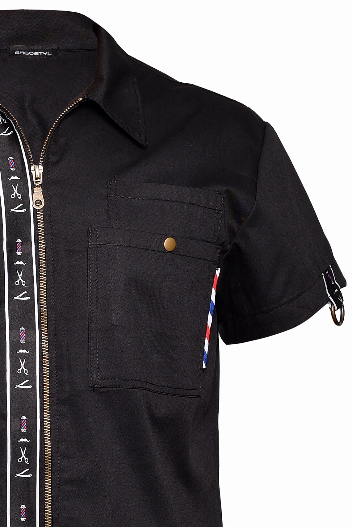 Urbanbarber Black Barber Smock by ERGOSTYL - Etsy