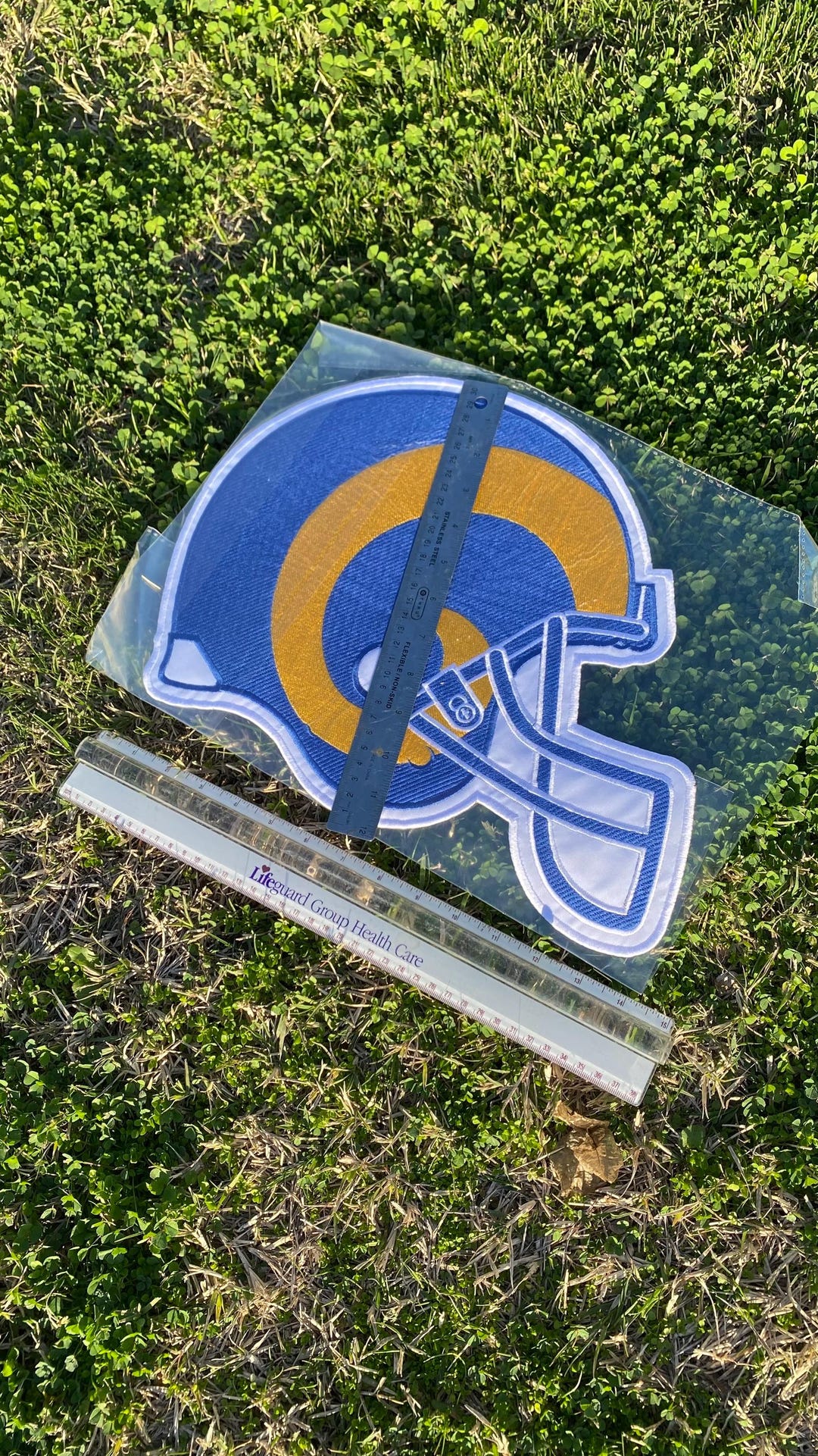 LA RAMS Helmet Iron on 14” Patch - Etsy