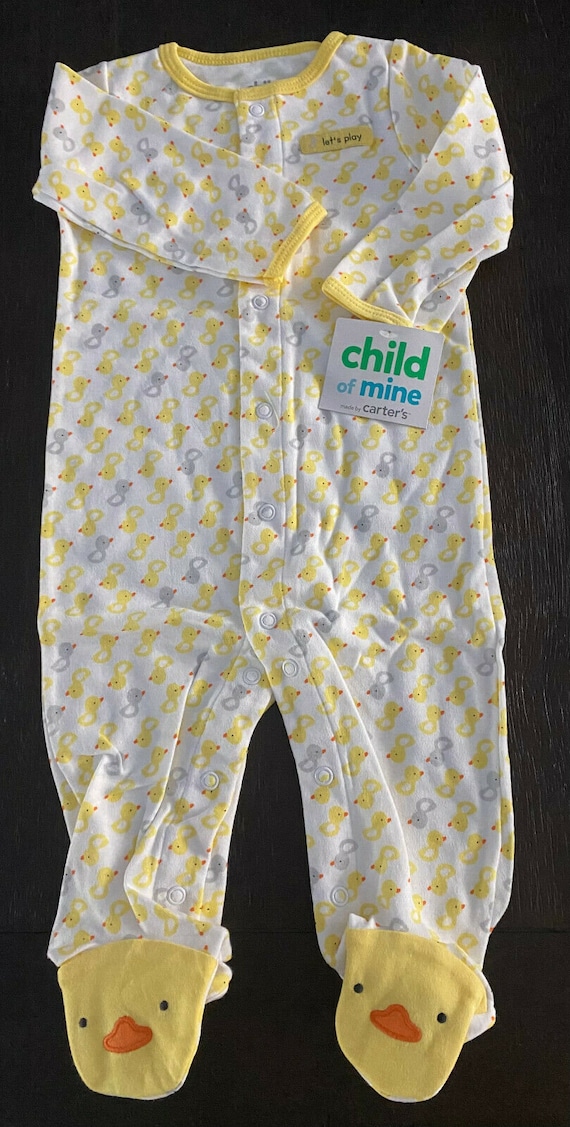 Baby's Cotton Snap Footed Sleep and Play by Carter's | Etsy