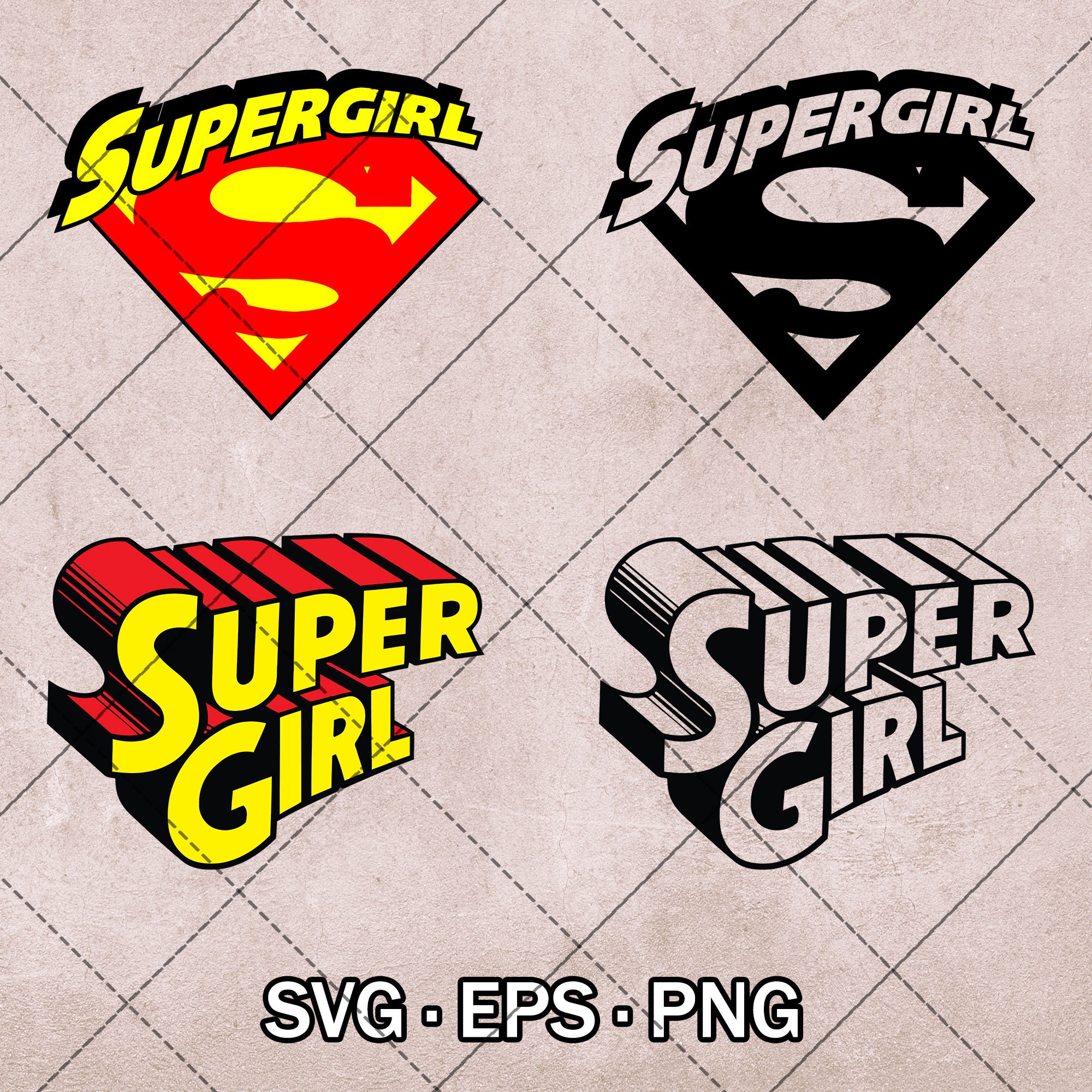 Supergirl Logo Template