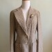 Vintage 70s villager Wool Check Jacket - Etsy