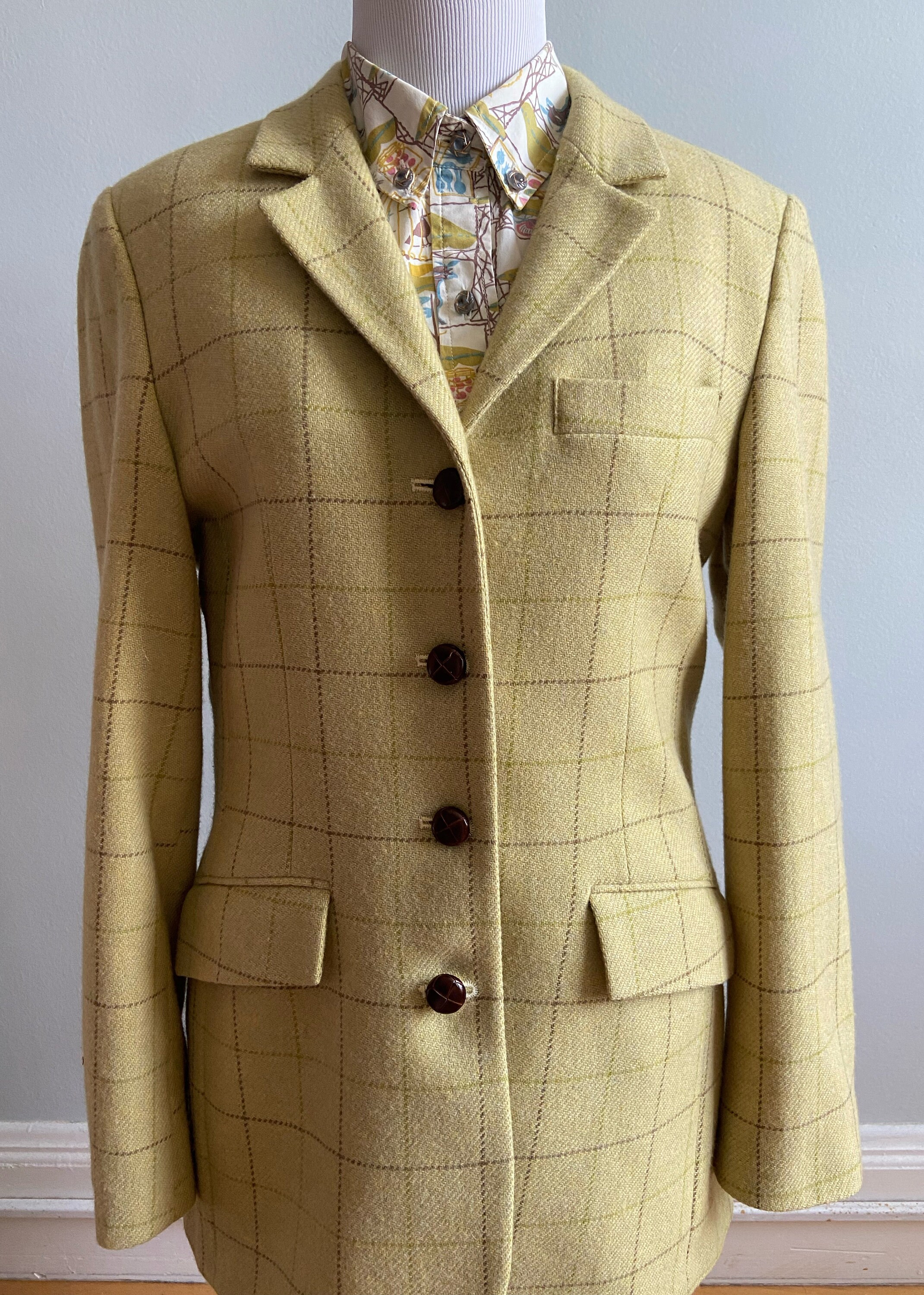 Vintage 1990s Womens Tailored Hacking Jacket - Etsy