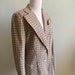 Vintage 70s villager Wool Check Jacket - Etsy