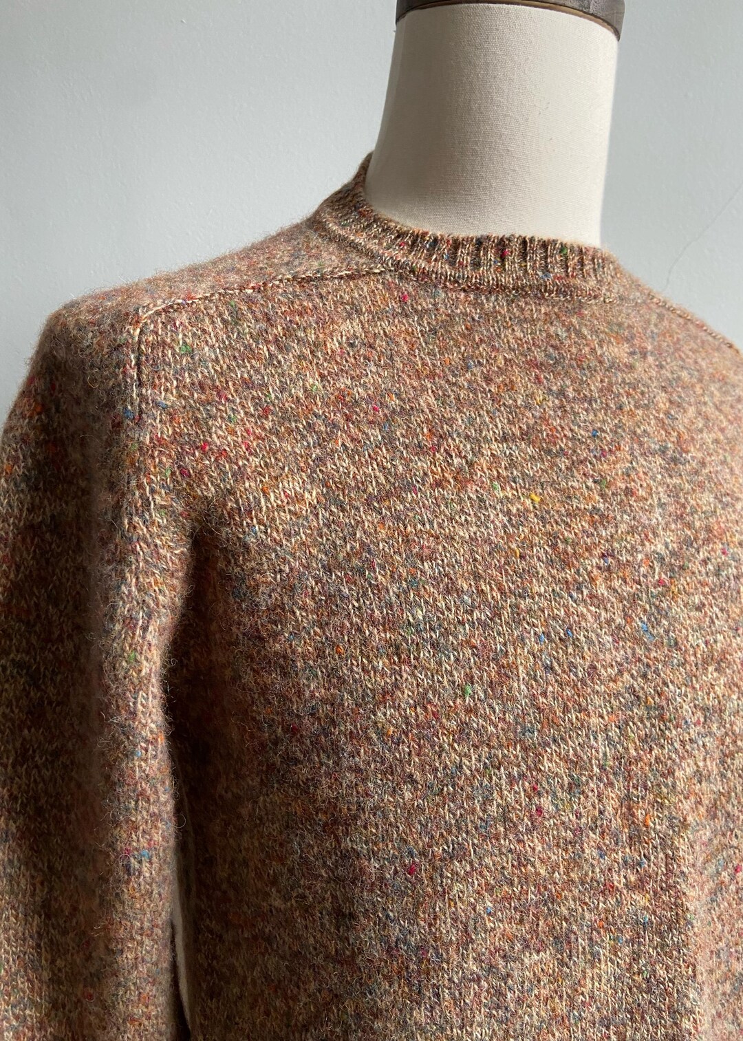 Vintage christopher Hayes Marled Shetland Mens Pullover - Etsy