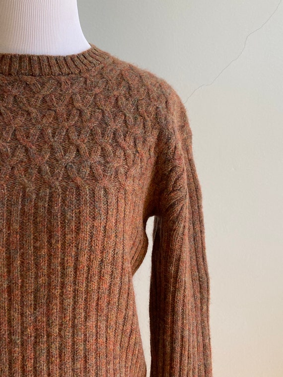 1960’s “Byford” Cable Smocked Shetland Pullover - Gem