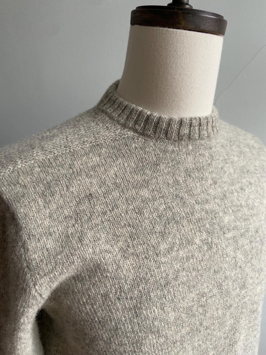Classic Men’s “wallace & Barnes” Crew Neck Shetland and Wool Pullover ...