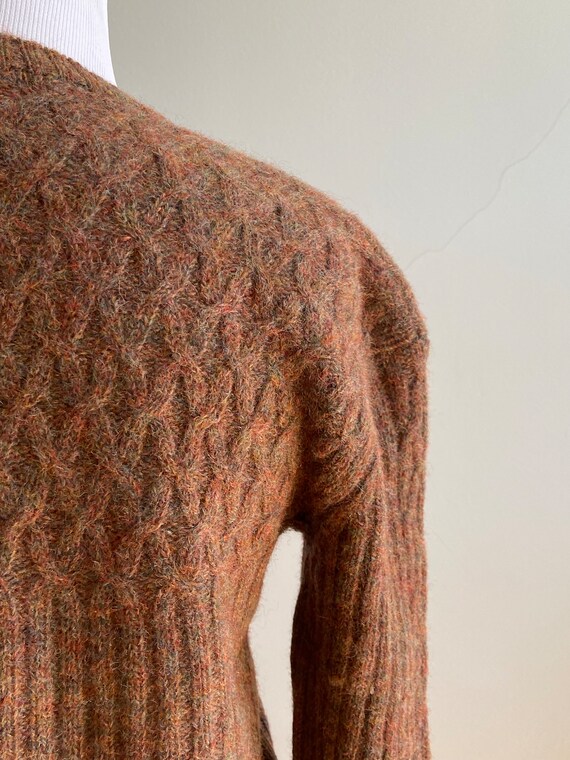 1960’s “Byford” Cable Smocked Shetland Pullover - Gem