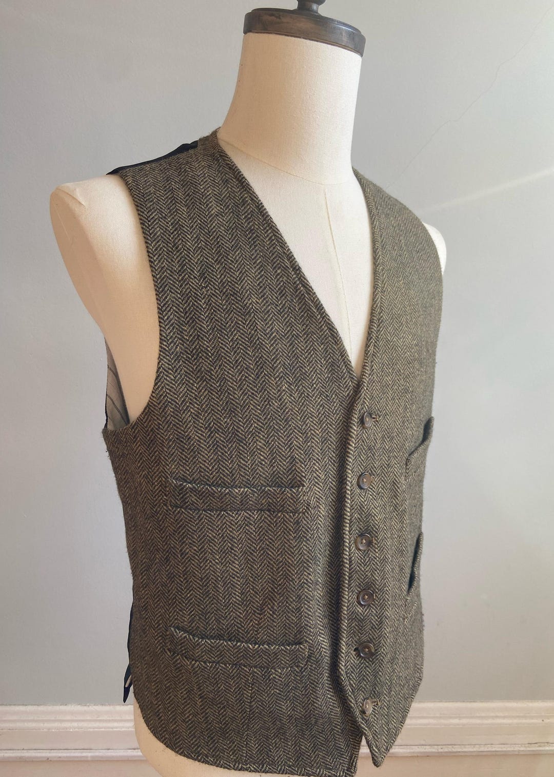Classic j.crew Mens Herringbone Vest - Etsy