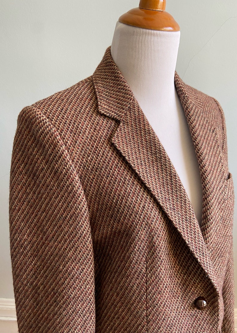 Vintage Tweed Jacket Made in Japan - Etsy