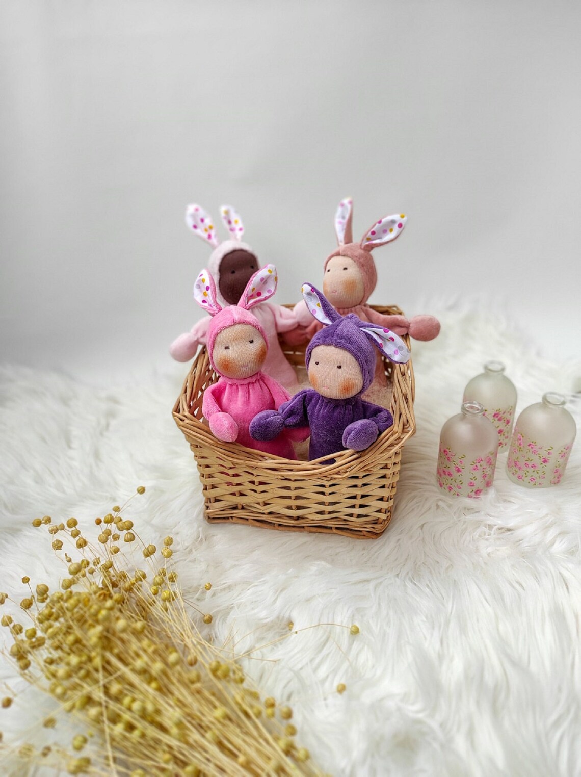 Easter Bunny Waldorf Little Bunny Doll Waldorf Easter - Etsy