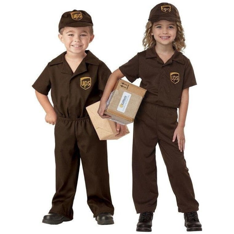 UPS Driver Toddler or Baby Costume - Boy's, Girl's, Unisex - Etsy