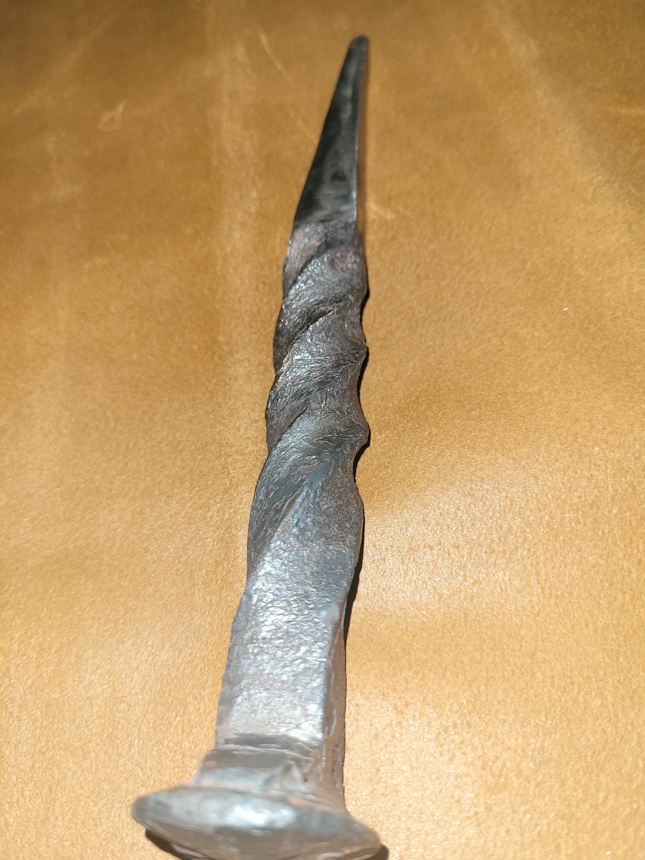 Hand Forged Athame Railroad Spike, Witches Needle, Wand - Etsy