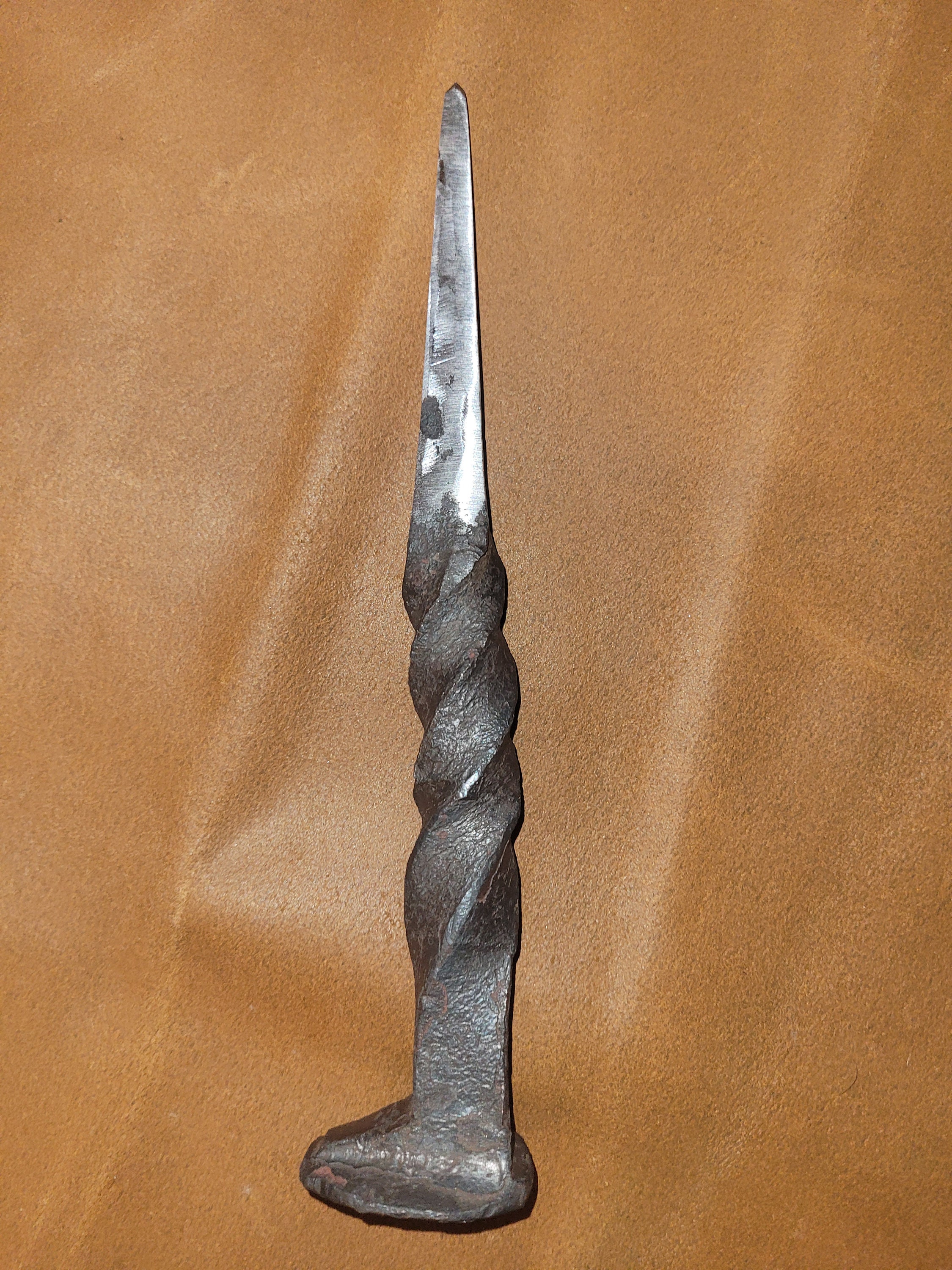 Hand Forged Athame Railroad Spike, Witches Needle, Wand - Etsy