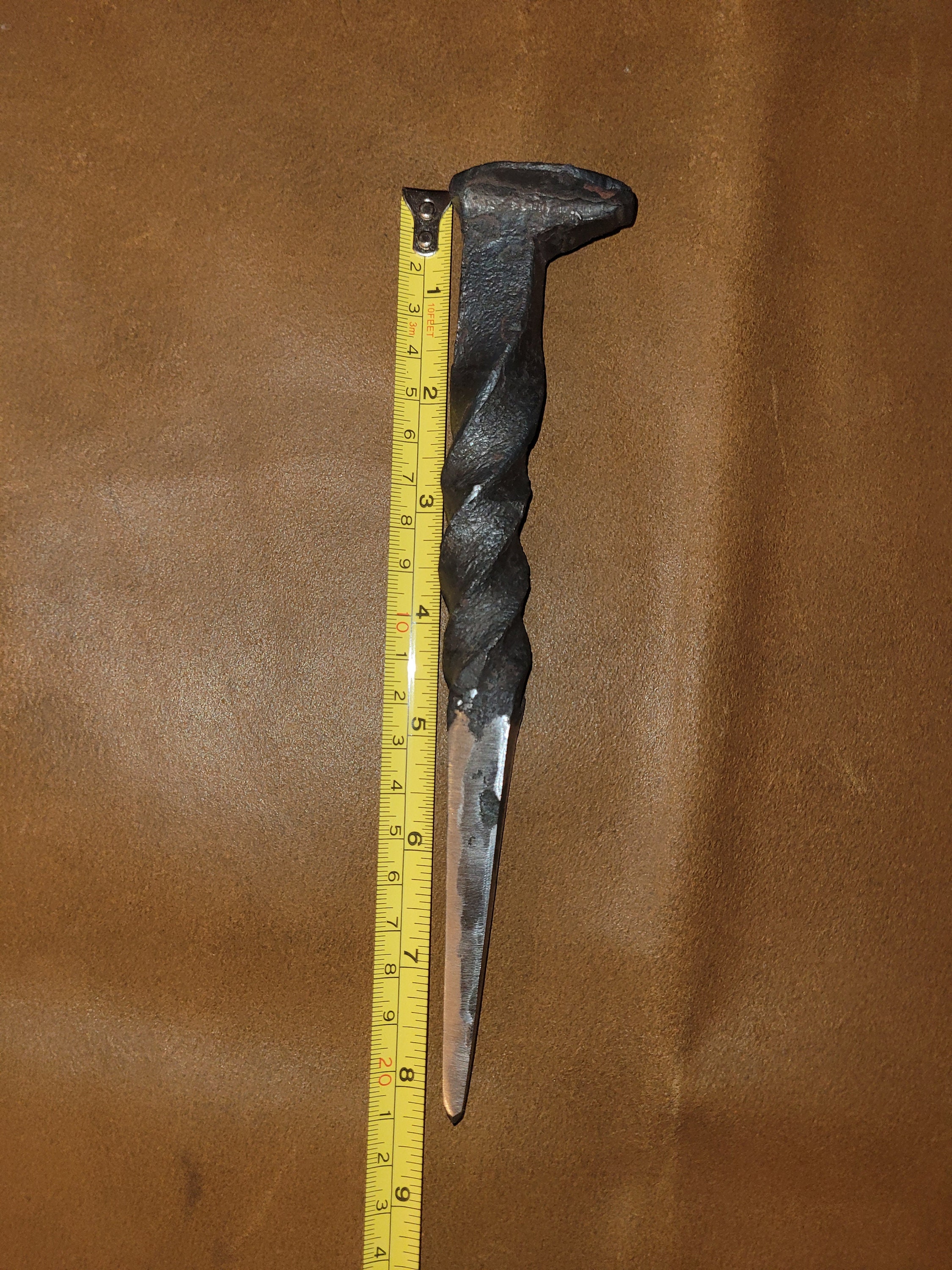 Hand Forged Athame Railroad Spike, Witches Needle, Wand - Etsy