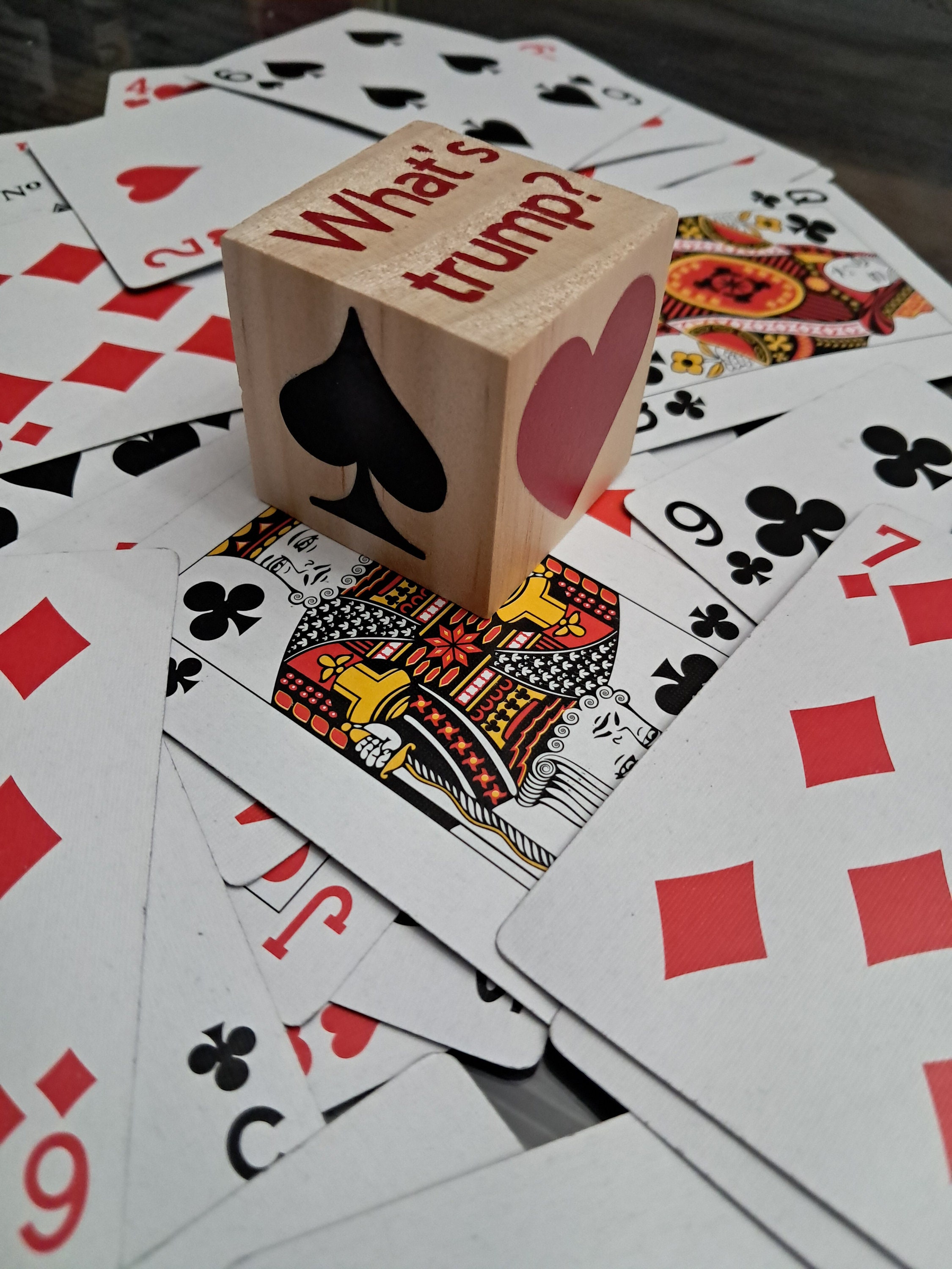 What's Trump Euchre/pinnacle Cube - Etsy