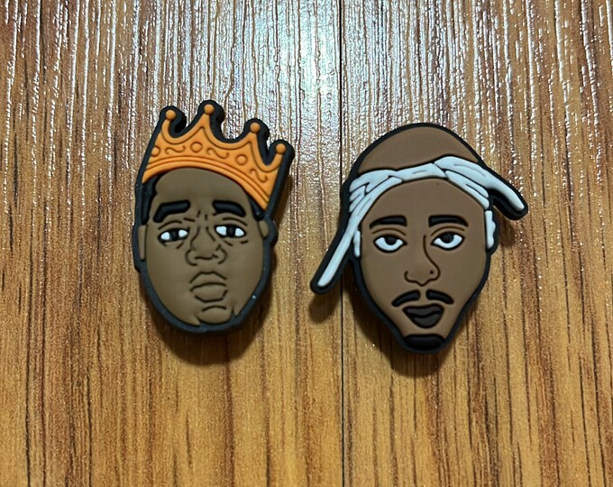 Rapper Croc Charms Set of 2 - Etsy