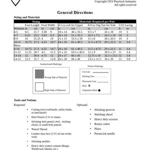 Tabbed Bog Shoe Pattern Women's Sizes 4-11 - Etsy