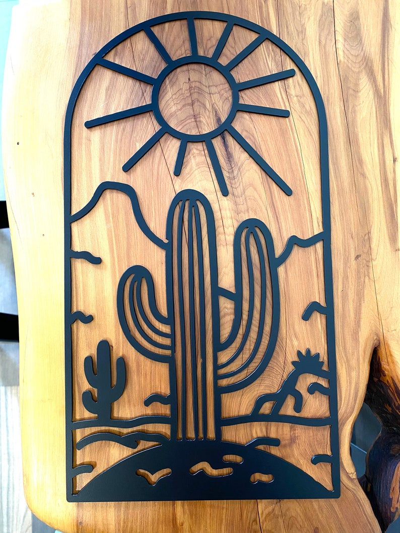 Metal Dome Desert Scene Home Decor Wall Art - Etsy