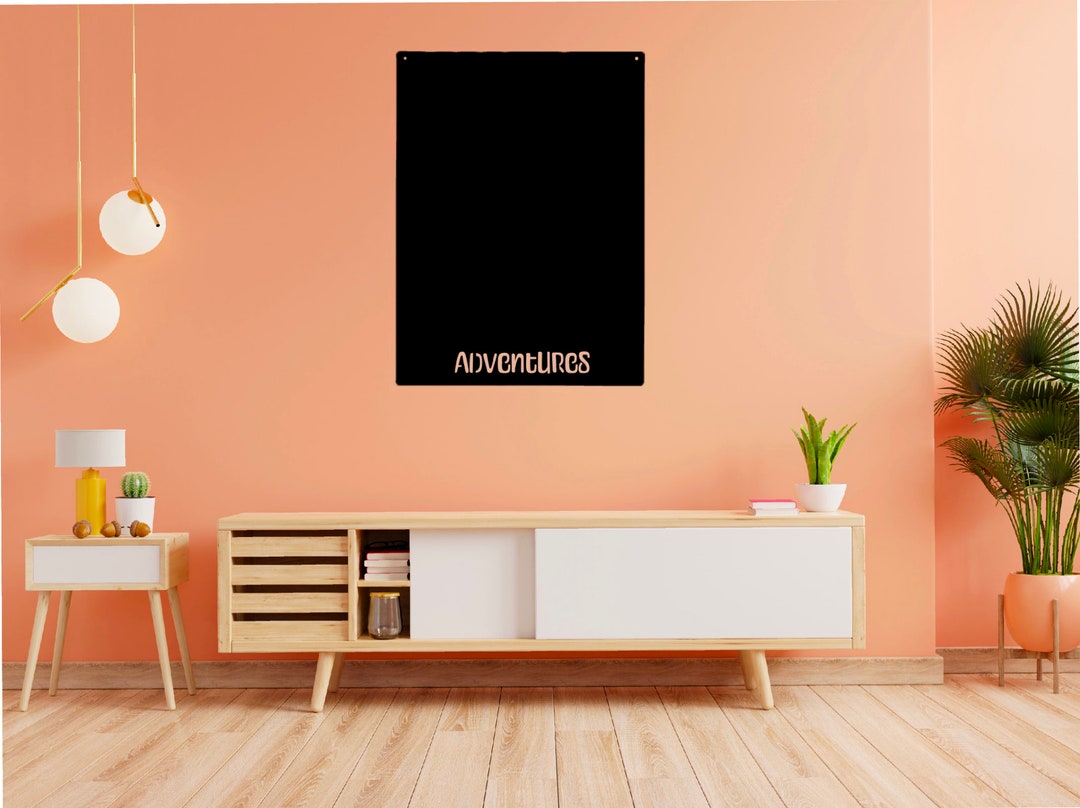 Personalized Magnetic Board Adventure Metal Decor - Etsy