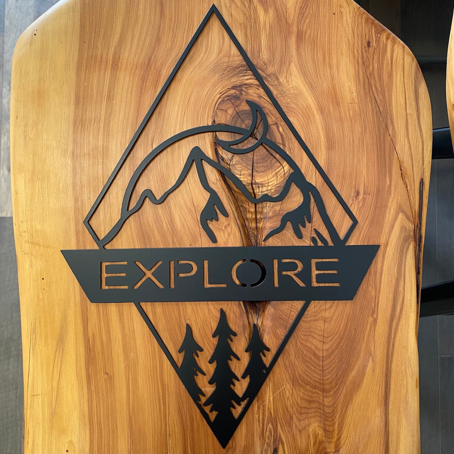 Metal Explore Wall Art Adventure Mountains - Etsy