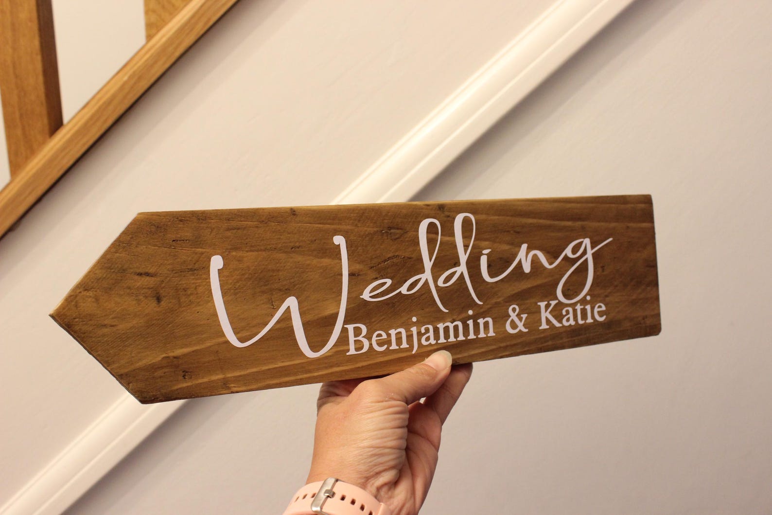 Rustic Wood Directional Sign: Custom Event Decor - Etsy UK