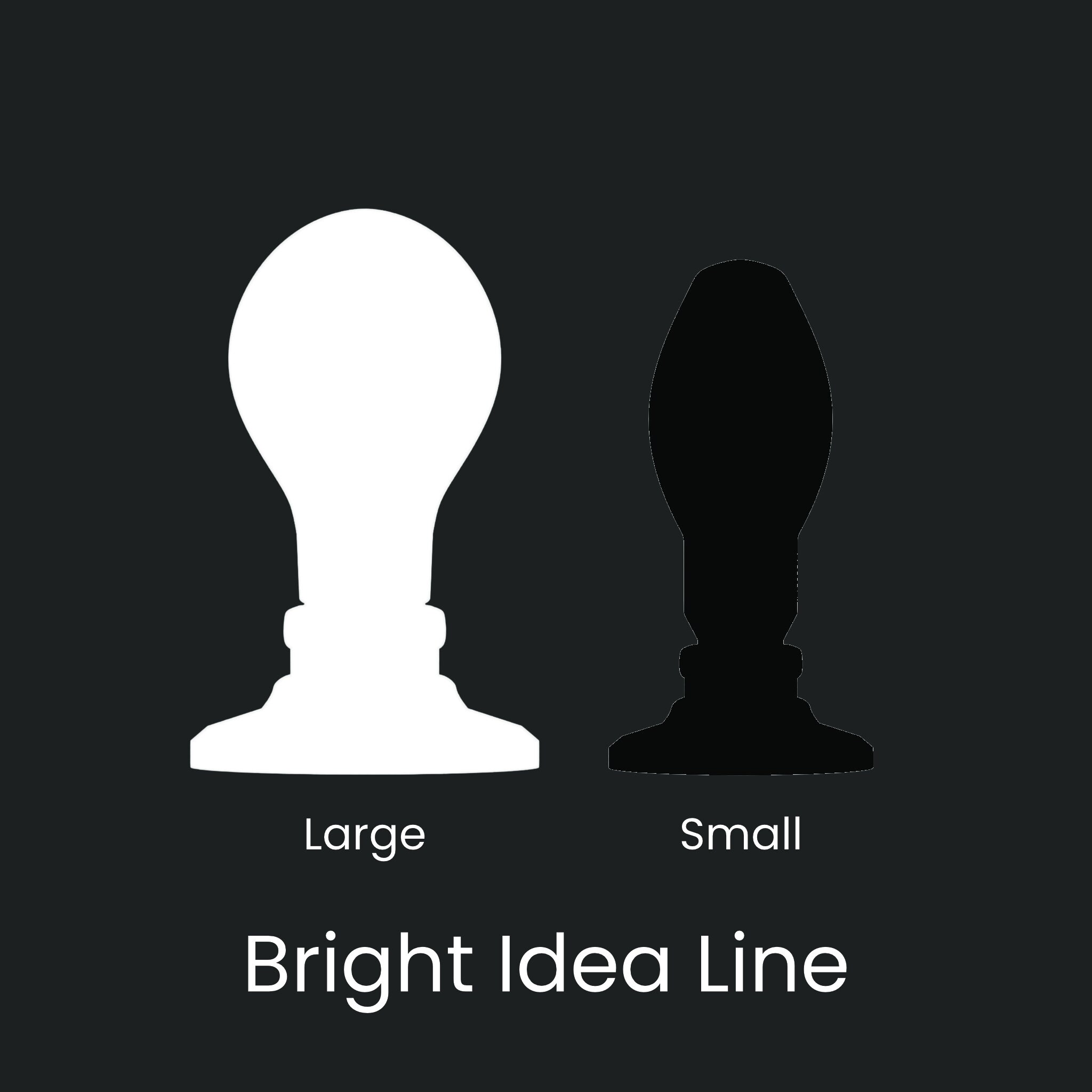 Bright Idea Large Funny Plug Toy GITD Options Custom MTO - Etsy