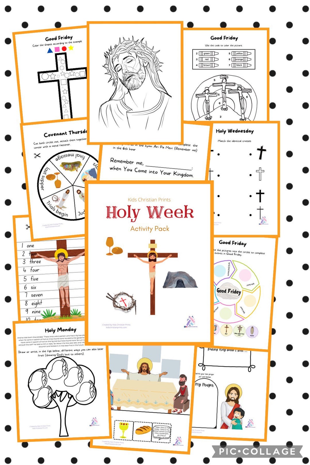 Holy Week Easter Coptic Orthodox Christian Lent (33 Pages) Printable ...