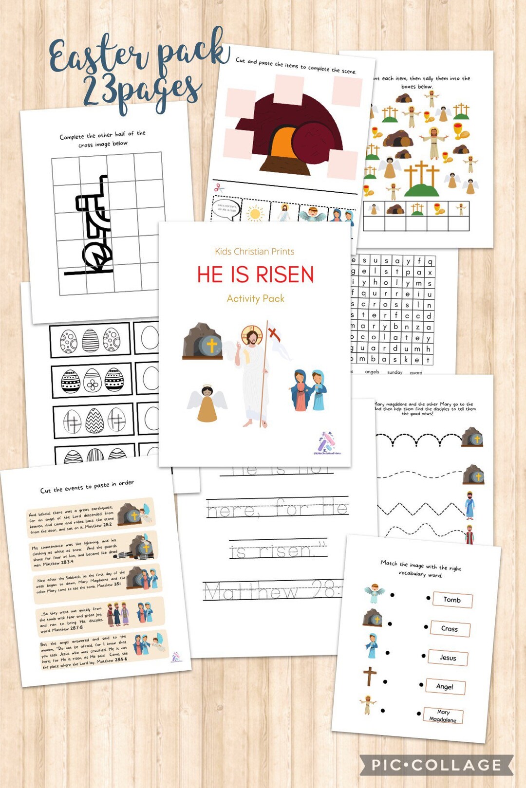 Easter Coptic Orthodox Christian Lent (23 Pages) Printable Digital ...