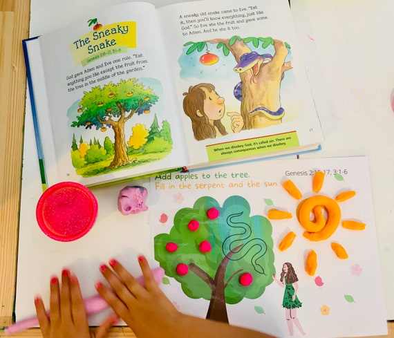 Printable Bible 8 Playdough Mats Christian Kids Sunday School - Etsy ...