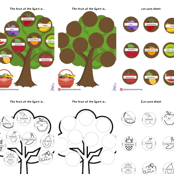 Fruit of the Spirit - Etsy