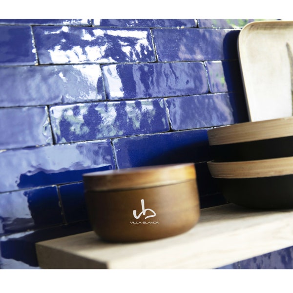 Cobalt Blue Tile Backsplash - Etsy