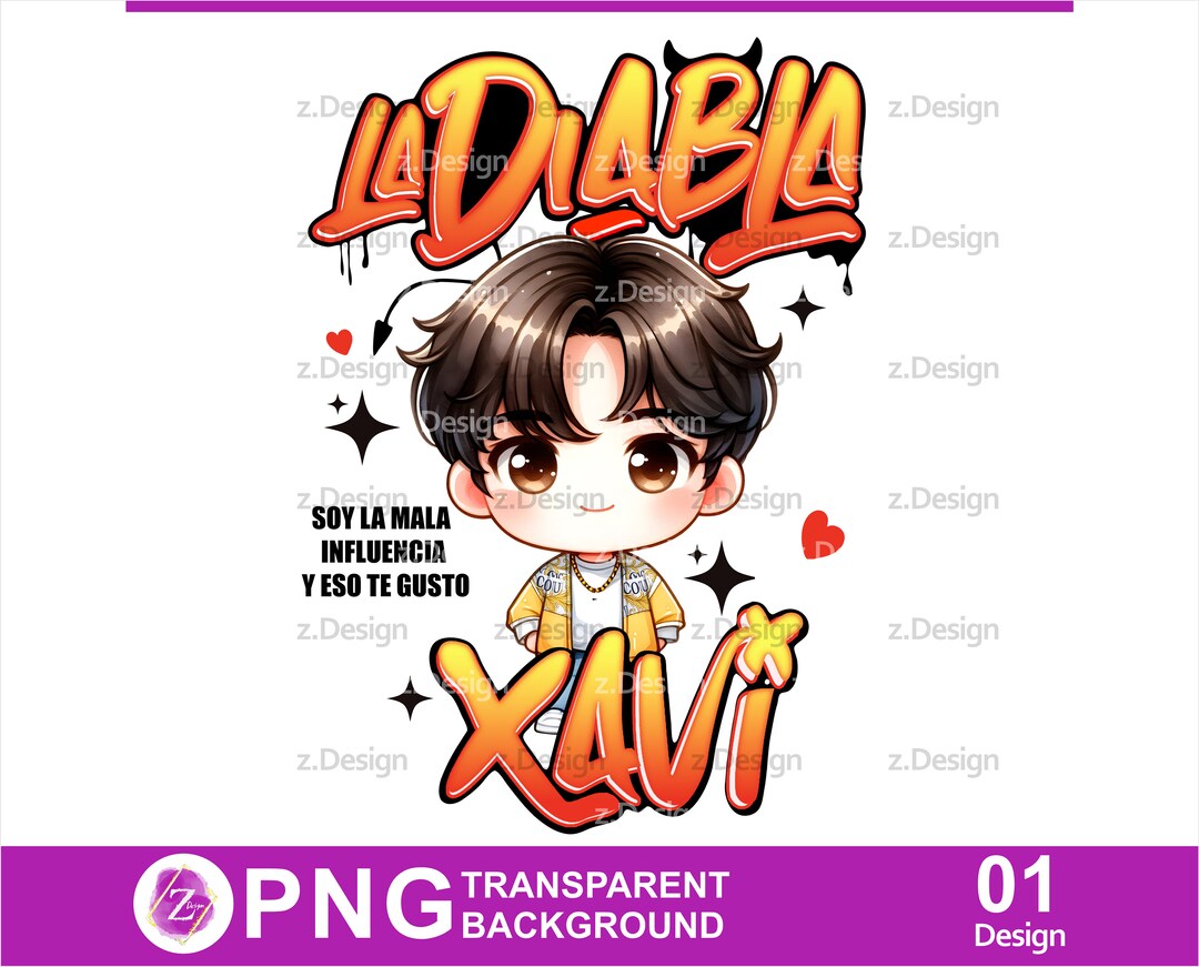 Xavi La Victima Cartoon Png, Dia De San Valentin Digital PNG, Xavi ...