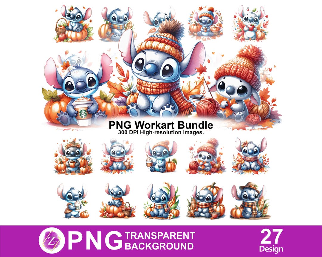 Stitch Fall Season PNG & Pumpkin SVG Stitch Fall Season Shirt Png Fall ...