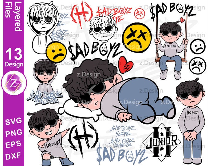 Sad boyz 4 LIFE svg y png, Junior H svg, Corridos Tumbados, eps ...