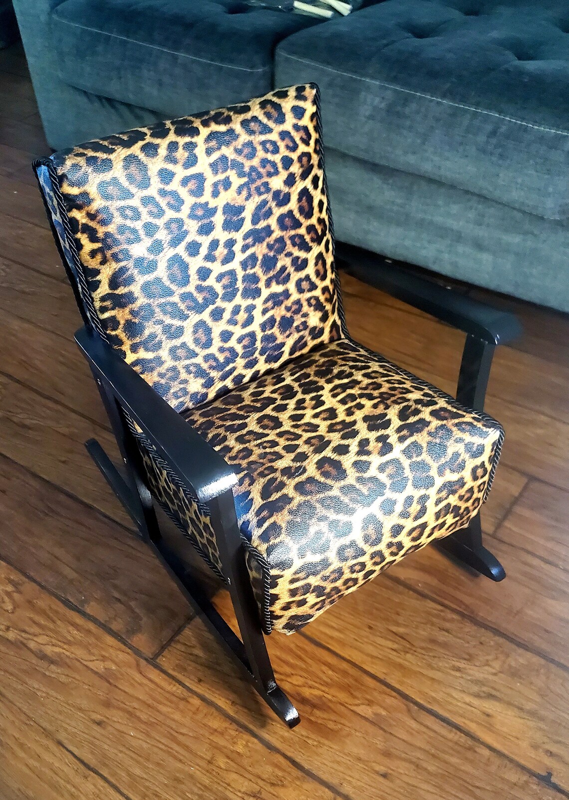 Kids Leopard Rocking Chair - Etsy