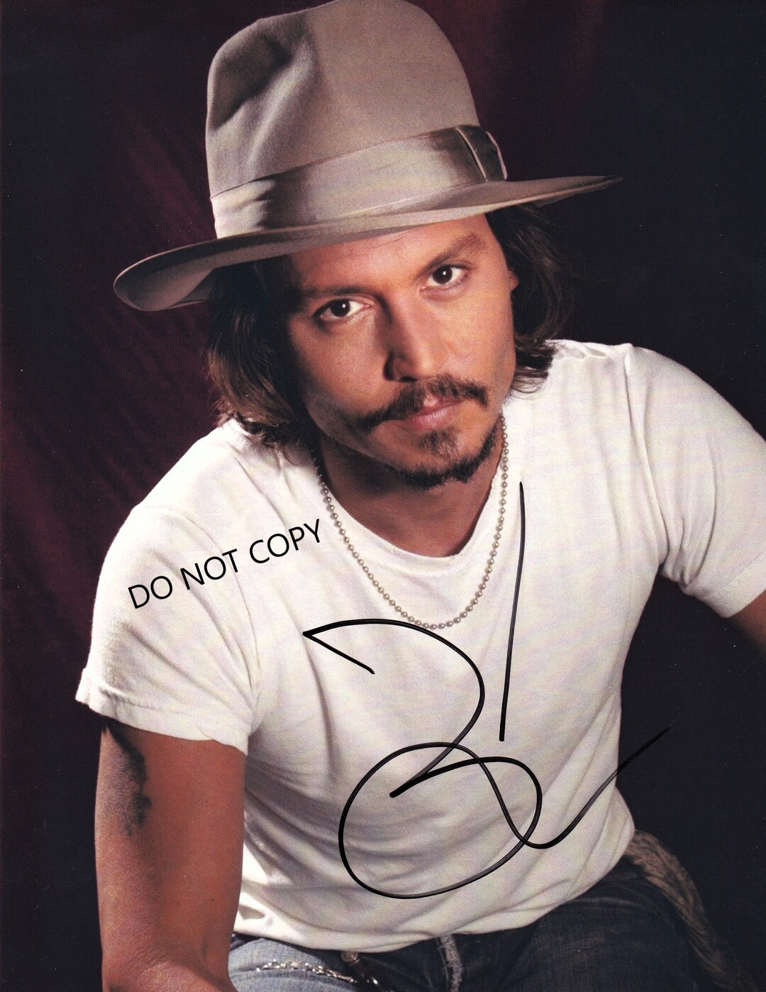 Johnny Depp 8 X10 20x25 Cm Autographed Signed Photo - Etsy
