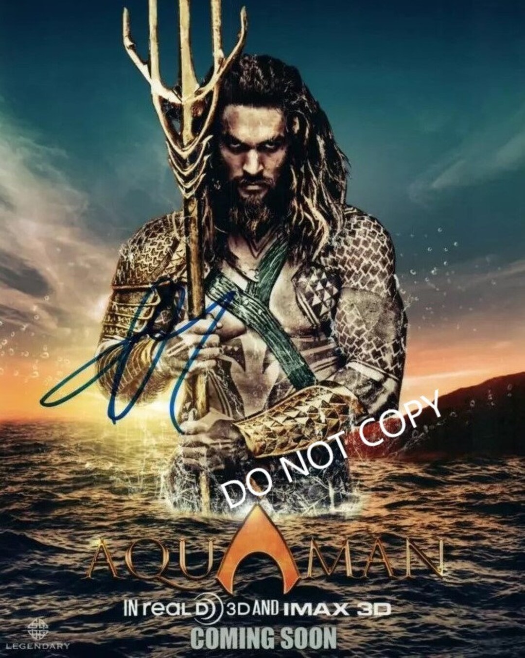Jason Momoa 8 X10 20x25 Cm Autographed Signed Photo - Etsy