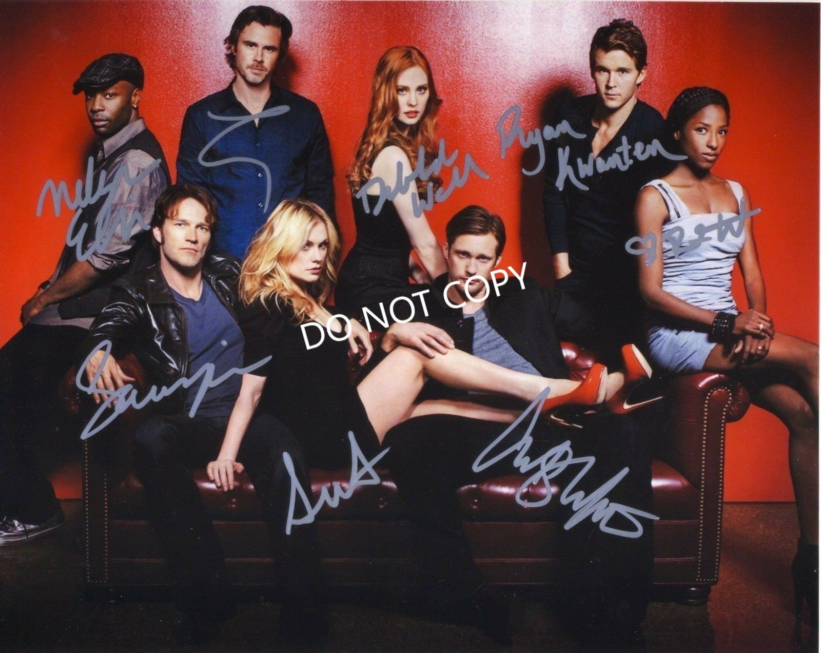 TRUE BLOOD CAST of 8 8 X10 20x25 Cm Autographed Hand Signed Photo - Etsy