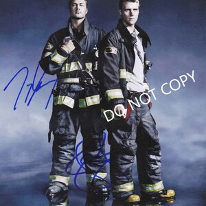 Taylor Kinney Signed Chicago Fire Photo W/ Hologram Coa - Etsy