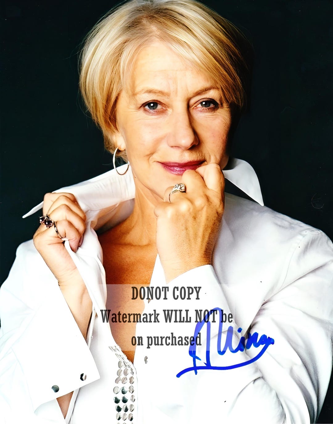 HELEN MIRREN 8 X10 20x25 Cm Autographed Signed Photo - Etsy