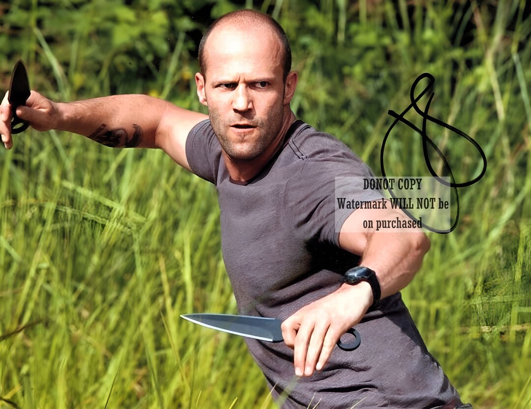 Jason Statham 8 X10" (20x25 Cm) Autographed Signed Photo - Etsy