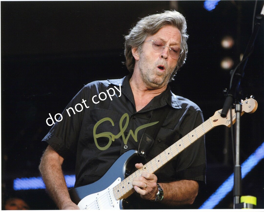 ERIC CLAPTON Signed 8x10 Photo Autograph Picture - Etsy