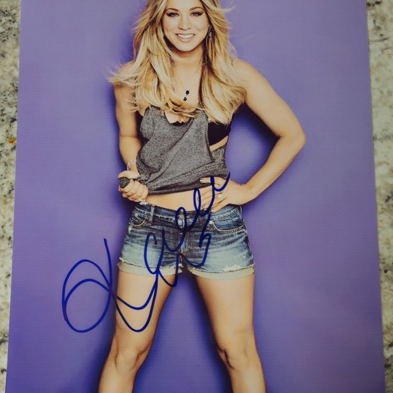 Kaley Cuoco Autograph - Etsy