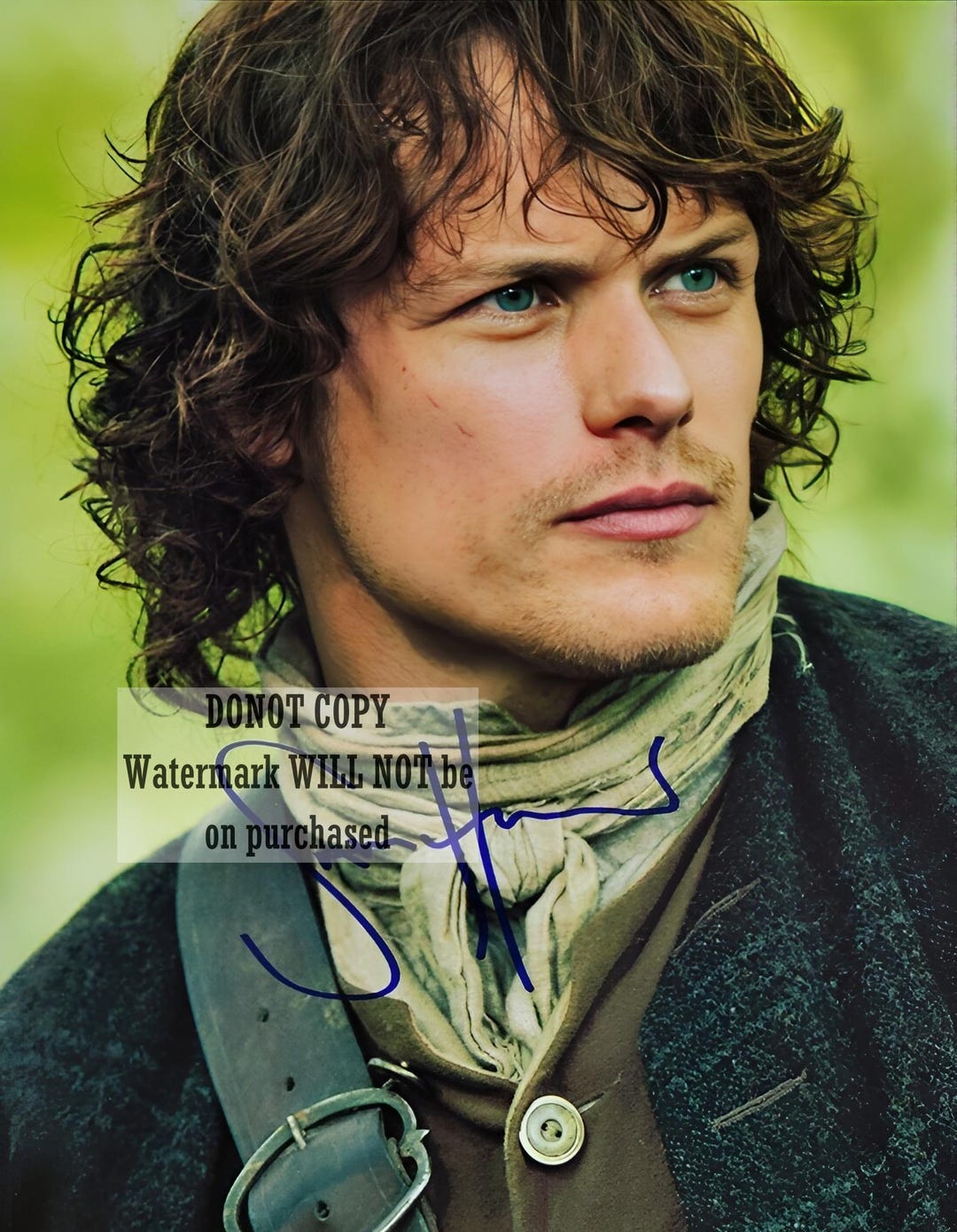 Sam Heughan 8 X10 20x25 Cm Autographed Signed Photo - Etsy