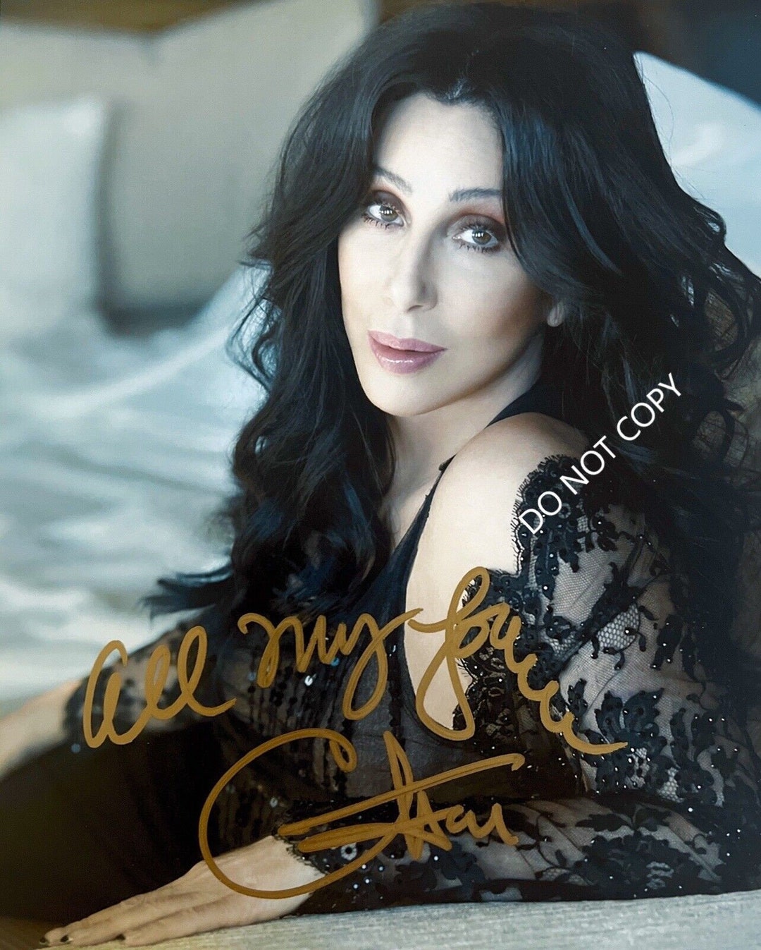 Cher 8 X10 20x25 Cm Autographed Signed Photo - Etsy