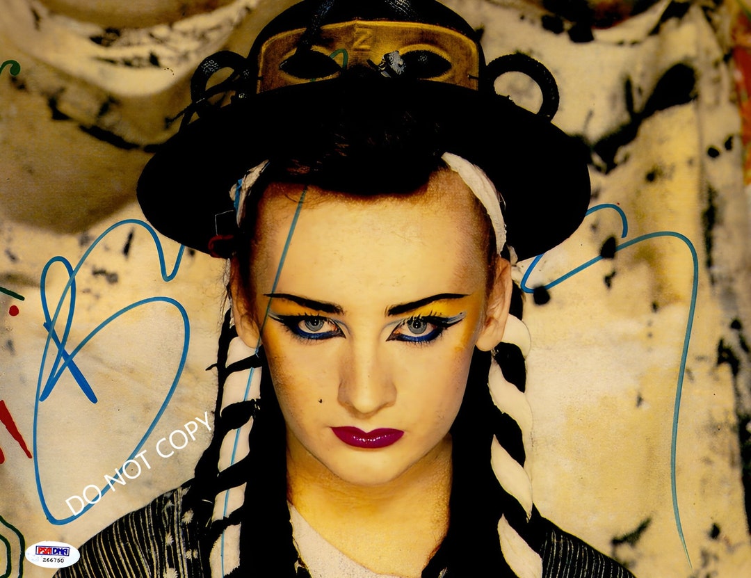 Boy George 8 X10 20x25 Cm Autographed Hand Signed Photo - Etsy